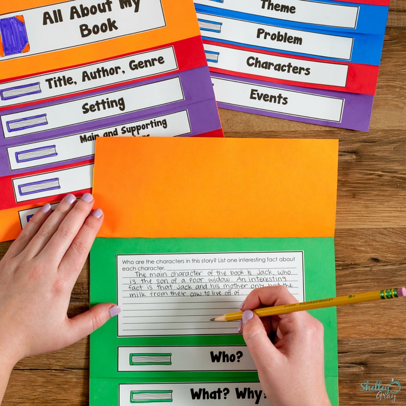 Quick And Easy Reading Response Foldable Activity Shelley Gray Quick And Easy Reading Response Foldable Activity Shelley Gray