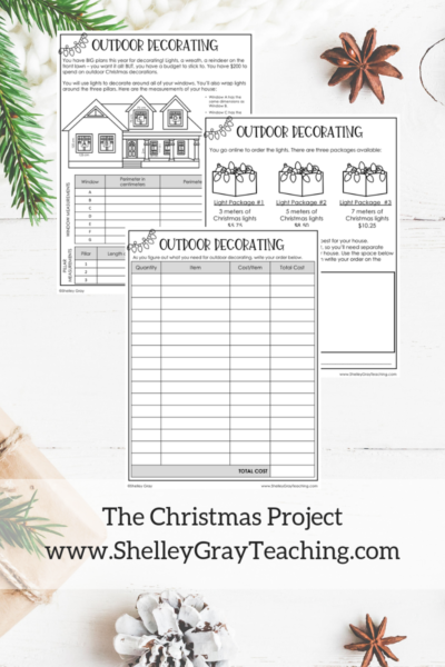 The Christmas Project: A Real-Life Math Project for December - Shelley Gray