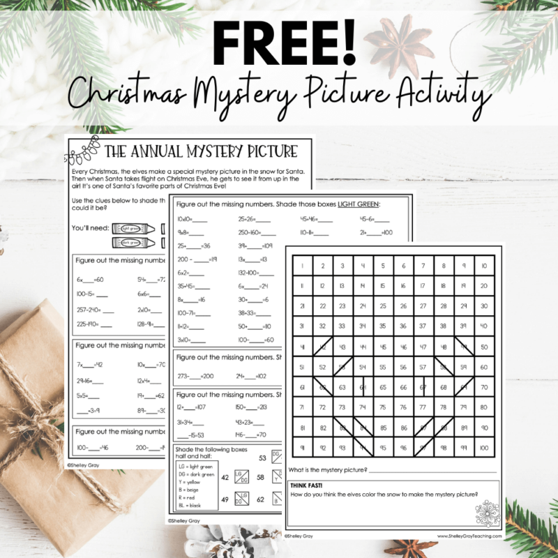 Free Christmas Math Activities (Students Will Actually Be Begging for ...