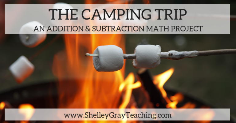 The Camping Trip: An Addition and Subtraction Math Project (addition ...