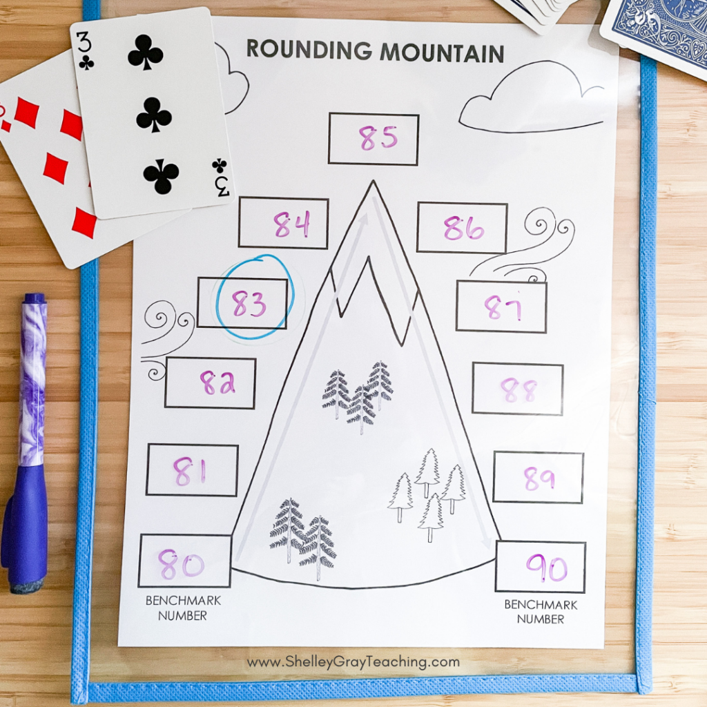 How to Round Numbers Using Rounding Mountain (Plus Free Printables ...