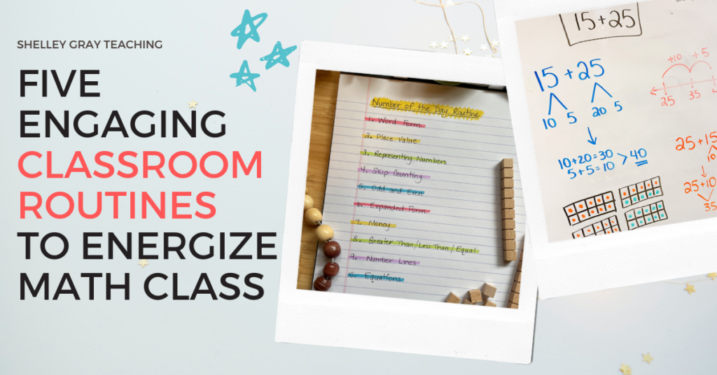 Five Engaging Classroom Routines to Energize Your Back-to-School Math ...